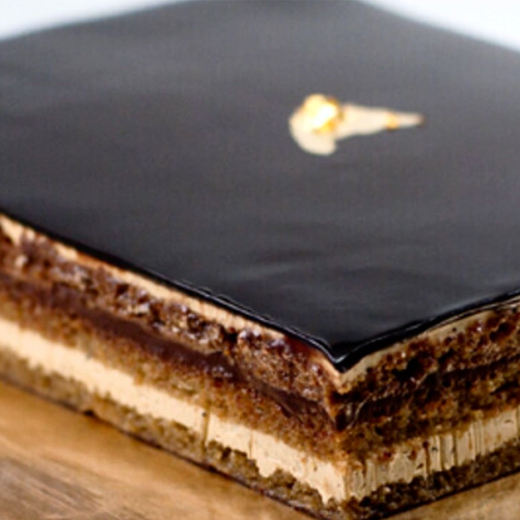 The Opera - French Chocolate Ganache Layer Cake – Little Black Pastry Box